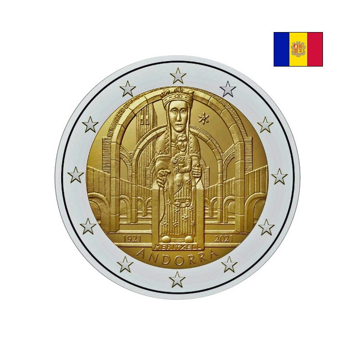 Andorra 2 Euro 2021 "Our Lady" BU (Coin Card)